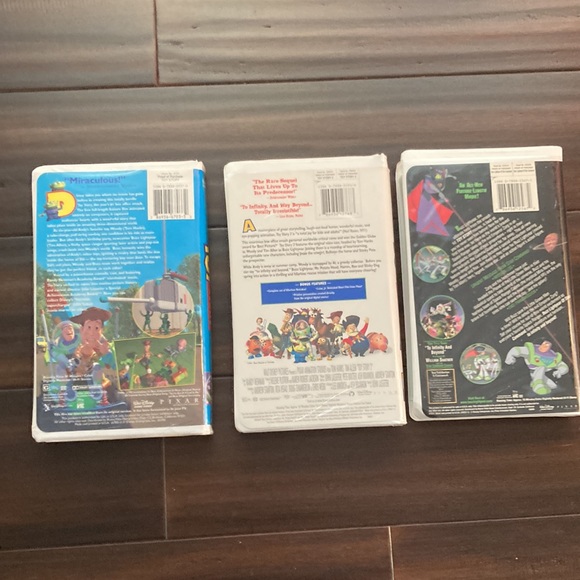 Media | Toy Story 1 2 And Buzz Lightyear Vhs Lot | Poshmark